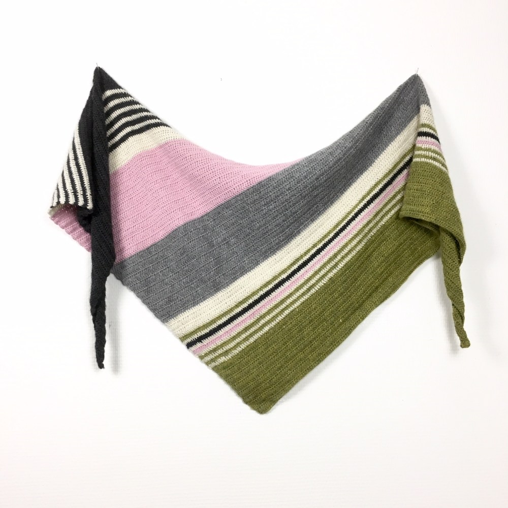 Slantways Shawl – IN THE YARN GARDEN