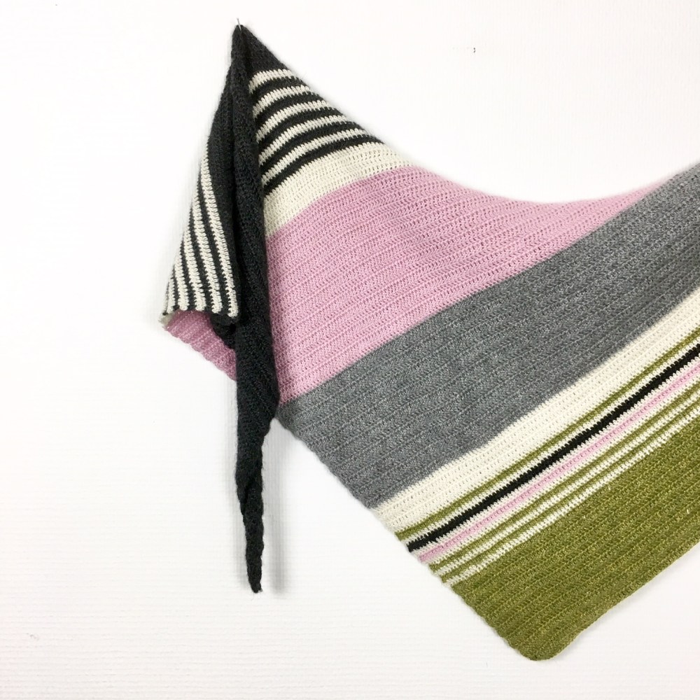 Slantways Shawl – IN THE YARN GARDEN