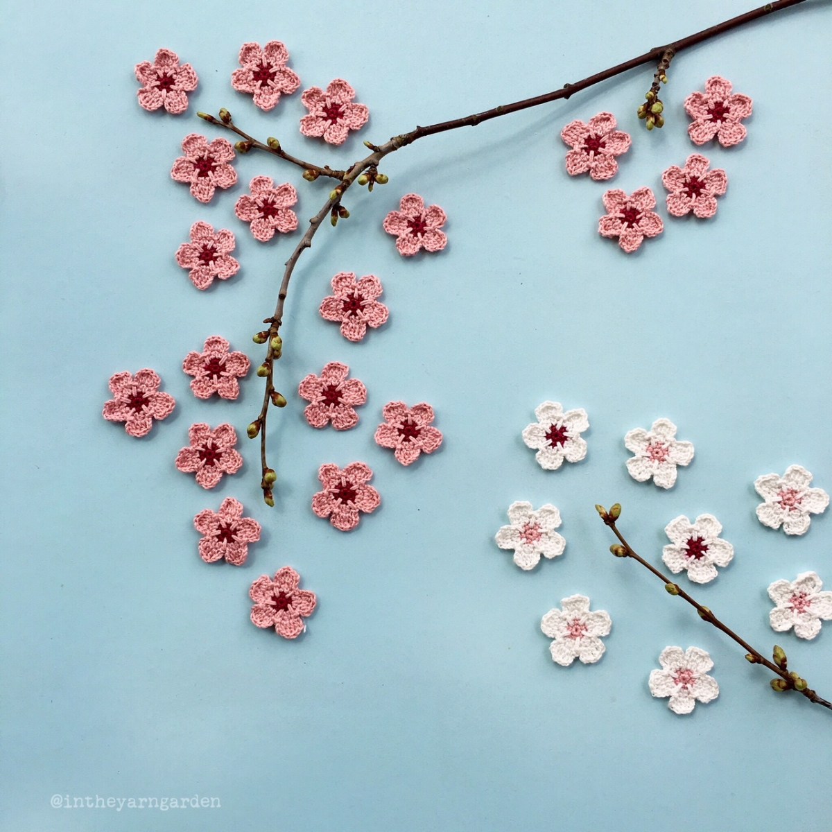 flowers and leaves – IN THE YARN GARDEN